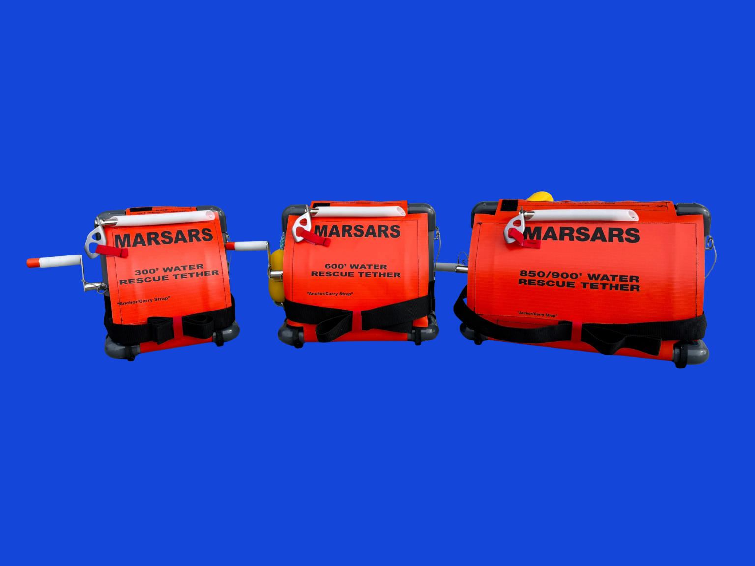 Ice Rescue Tether Reels, Bags, & Slings - MARSARS® Water Rescue Systems