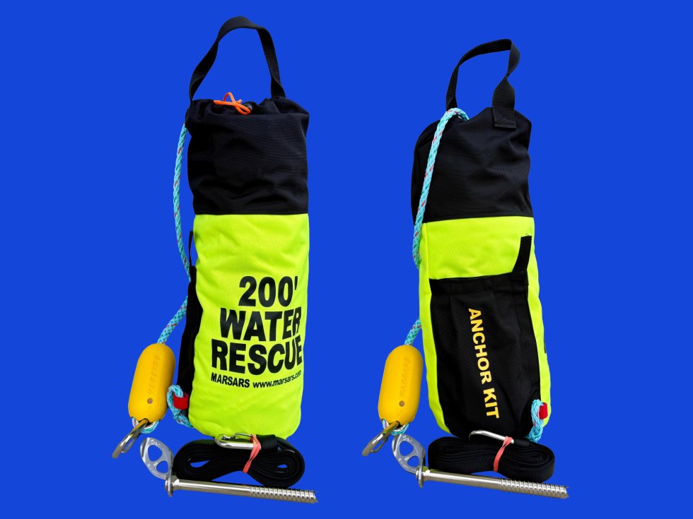 Ice Rescue Tether Reels, Bags, & Slings - MARSARS® Water Rescue Systems